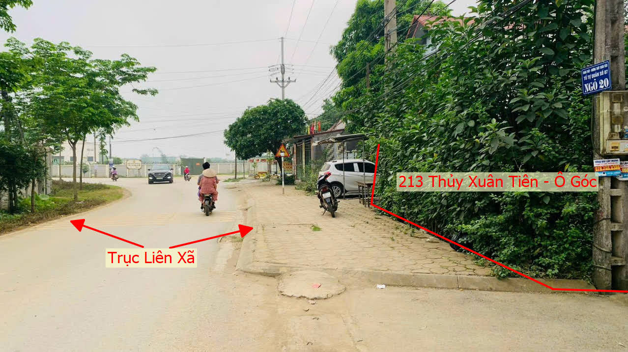 Bán Đất Tặng Nhà Cấp 4 Mặt Đường Kinh Doanh Tại Thủy Xuân Tiên Sát Ql21a