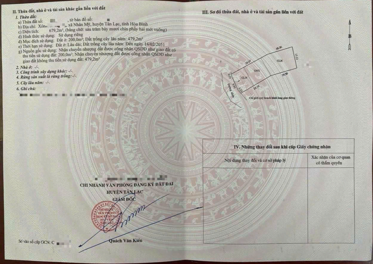 Bán Lô Đất 679.2m Tại Nhân Mỹ Tân Lạc Bám Đường Bê Tông Ô Tô Vào Tận ...