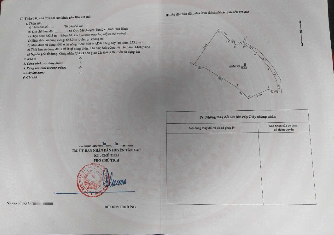 Bán Lô Đất 653.3m Tại Quy Mỹ Tân Lạc Bám Đường Bê Tông Ô Tô Vào Tận Đất ...