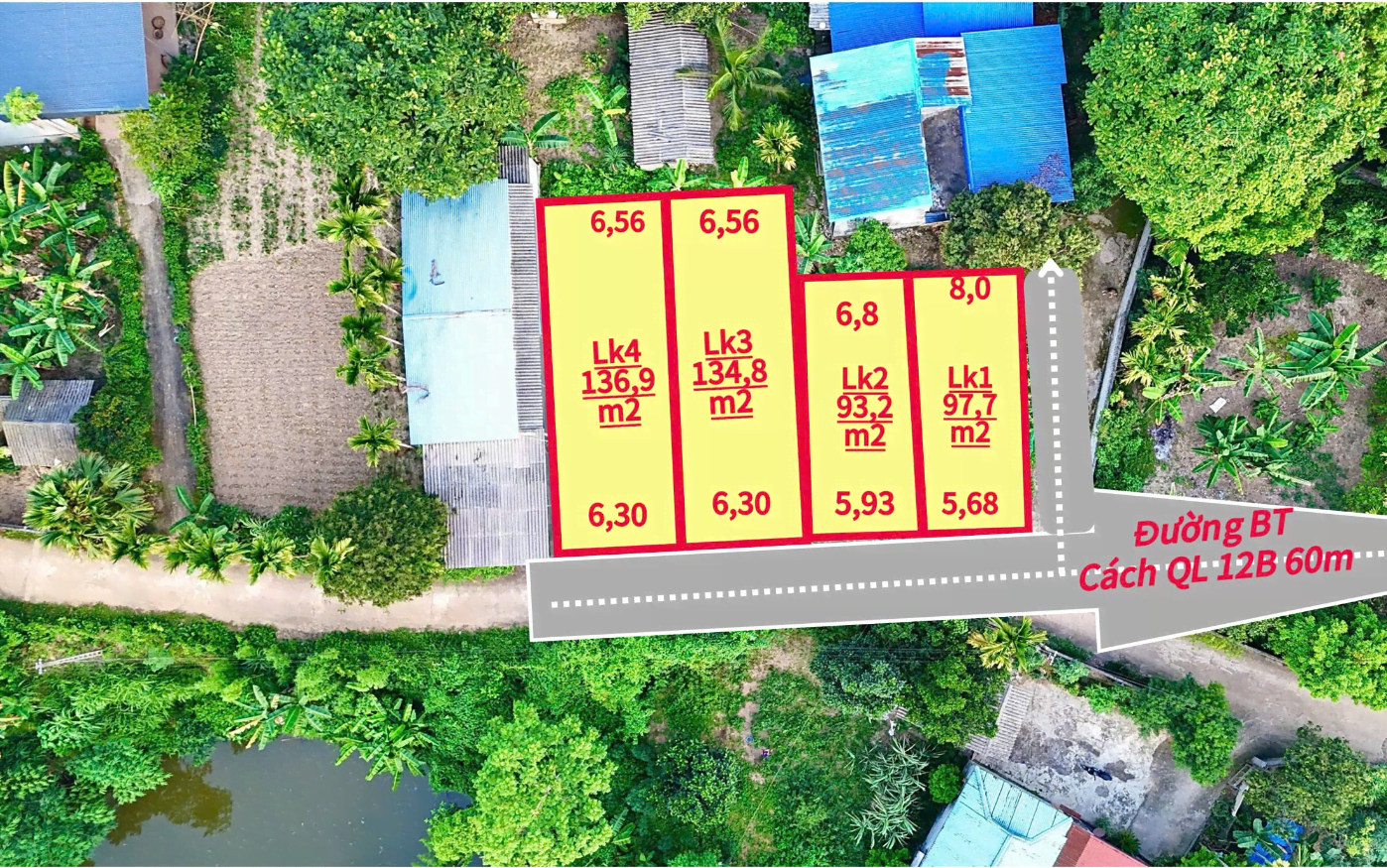 Bán Lô Đất 93.2M Tại Nam Thượng Kim Bôi Bám Đường Bê Tông Cách Ql12b ...
